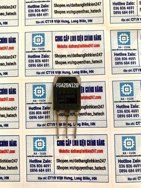 Túi 5 chiếc IGBT N-Channel FGA25N120 25N120 ANTD 25A 1200V tháo máy
