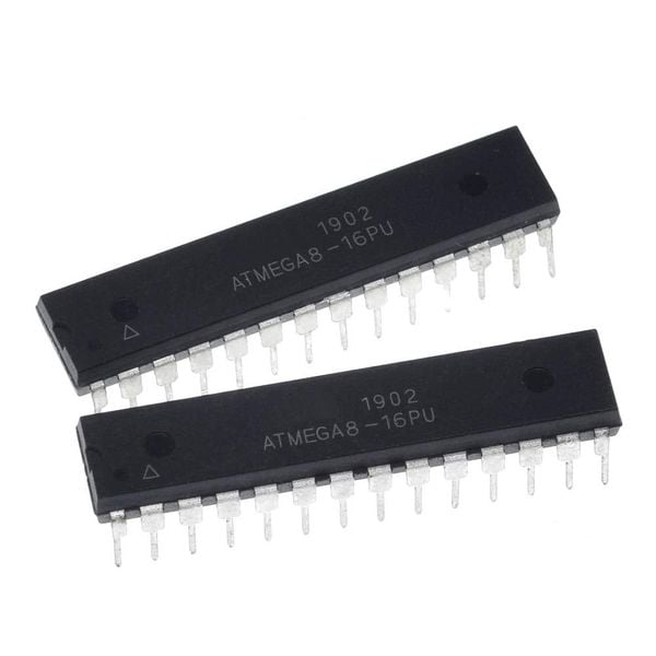 Linh kiện ATMEGA8-16PU DIP-28 chính hãng ATMEL Linh kiện ATMEGA8-16PU DIP-28 chính hãng ATMEL