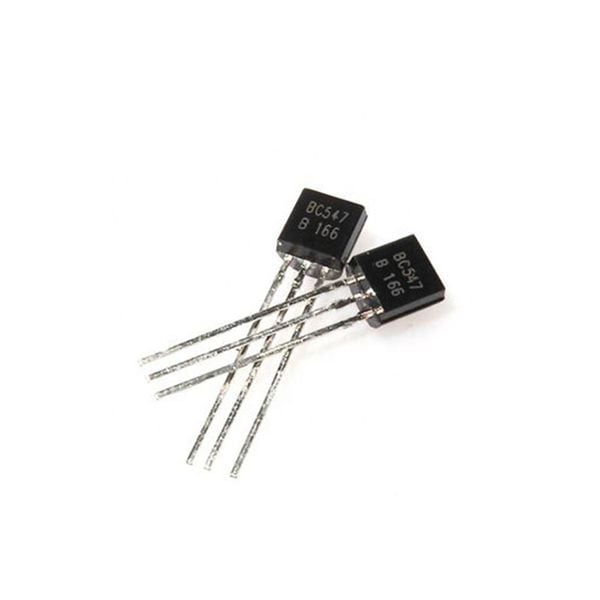 Linh kiện BC547 Transistor 45V 0.5A kênh NPN TO-92