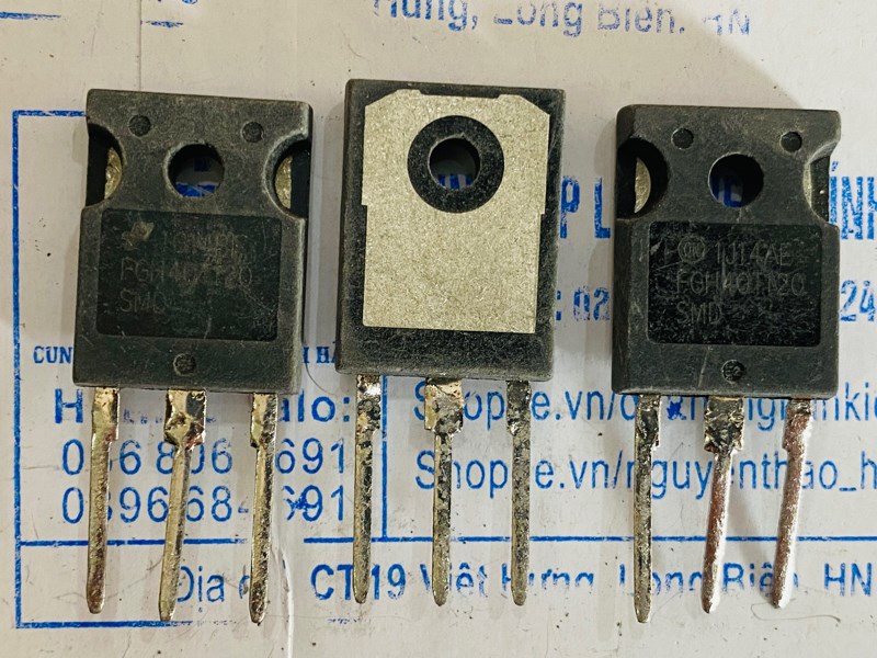 Túi 5 chiếc IGBT FGH40T120 40T120 40A 1200V Bóc Máy