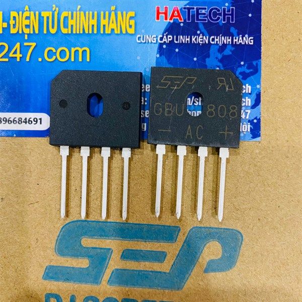 Diode cầu GBU808 8A 800V chính hãng