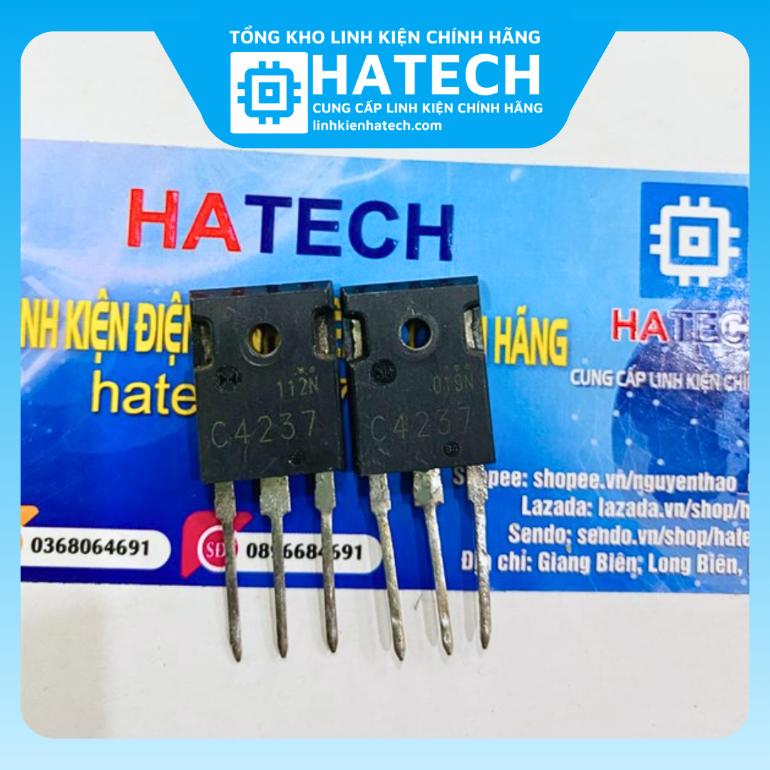 Linh kiện C4237 2SC4237 tháo máy Transistor NPN 10A 800V TO-3P