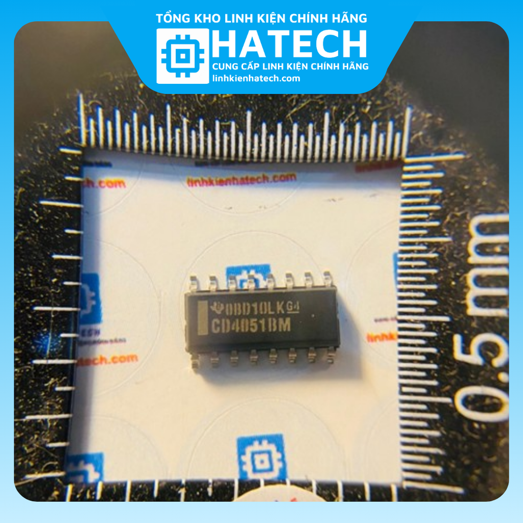 Linh kiện Chuyên Dụng IC CD4051 4051 dán SOP16 mới chính hãng TI