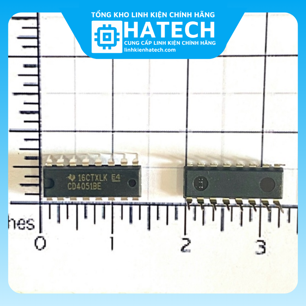 Linh kiện CD4051BE CD4051B 4051 DIP-16 mới chính hãng