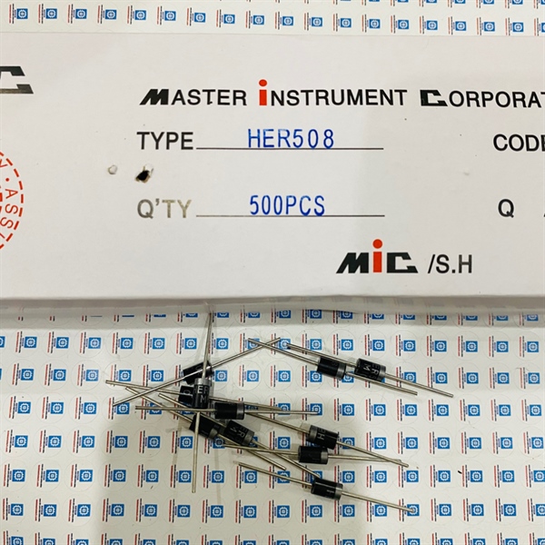 Linh kiện diode HER508 Diode xung 5A 1000V chính hãng MIC túi 10 chiếc