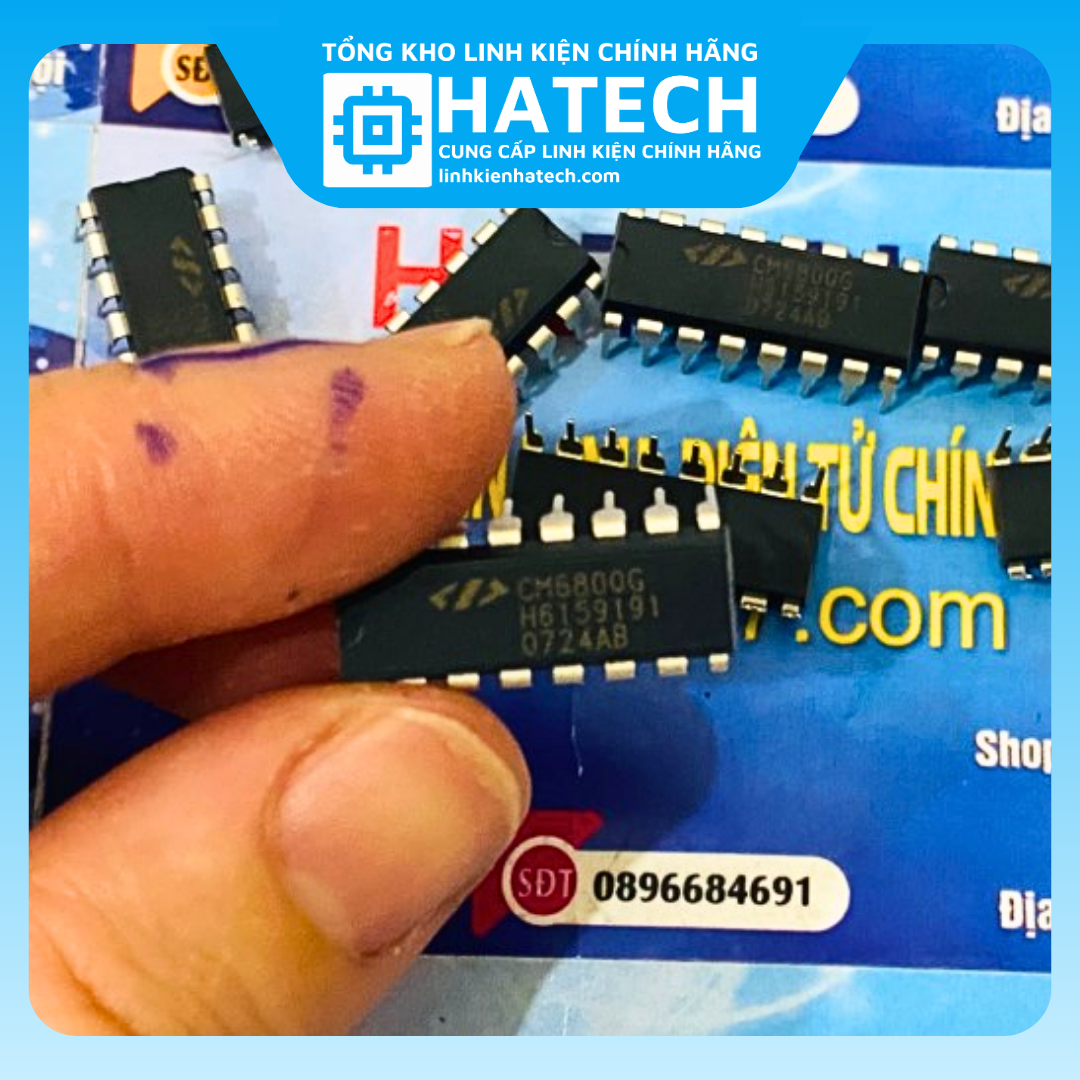 IC NGUỒN CM6800G DIP mới chính hãng 100%