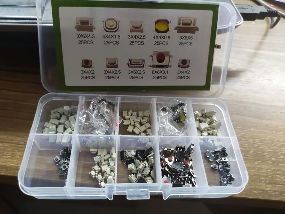 Combo 250c công tắc chip bấm bếp từ – 2 chân