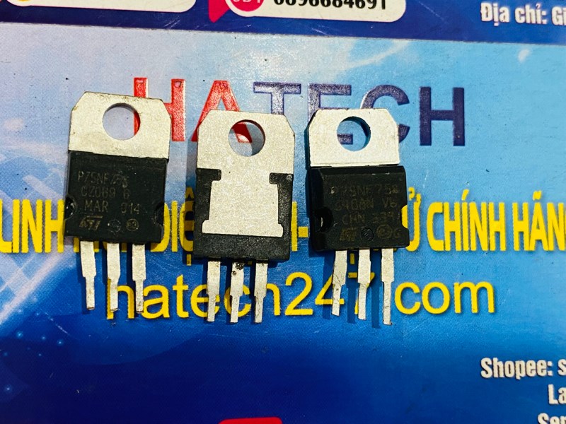 Linh Kiện P75NF758 MOSFET N CH 75V 78A TO-220 (Tháo Máy)