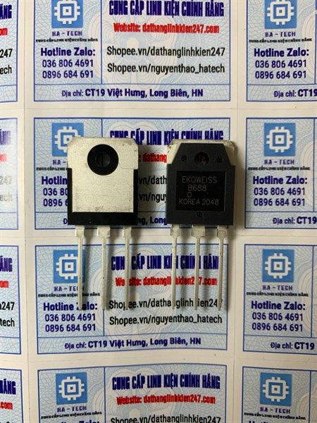 Transistor PNP 2SB688 KTB688 B688 8A 120V 60W Lưng Đồng Mới Chính Hãng