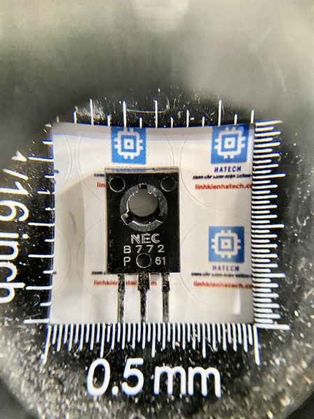 Linh kiện transistor chân cắm kênh PNP B772 2SB772 772 3A 30V TO-126
