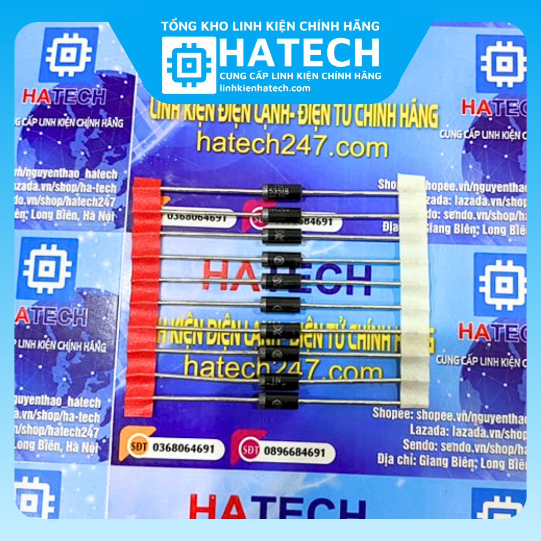 Túi 10 Diode zener 5W 24V 1N5359B 1N5359 5359 cắm DO-201AE