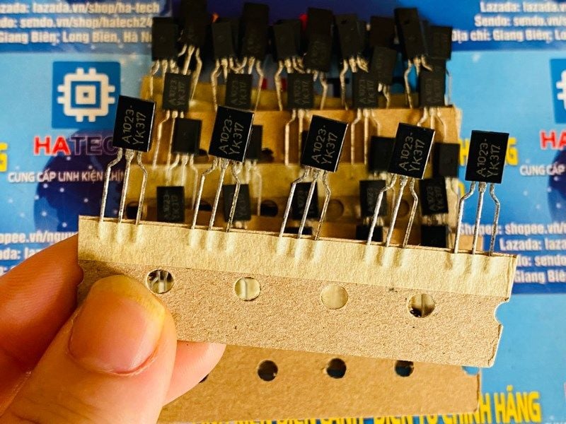 A1023 2SA1023 KTA1023 PNP Transistor 0.8A 120V TO-92L chính hãng KEC