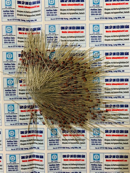 Diode Zener 10V 1/2W BZX55C, gói=25c