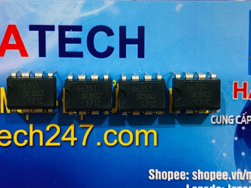 IC Nguồn STR-A6351 A6351 6351 DIP-8 Mới Chính Hãng 100%