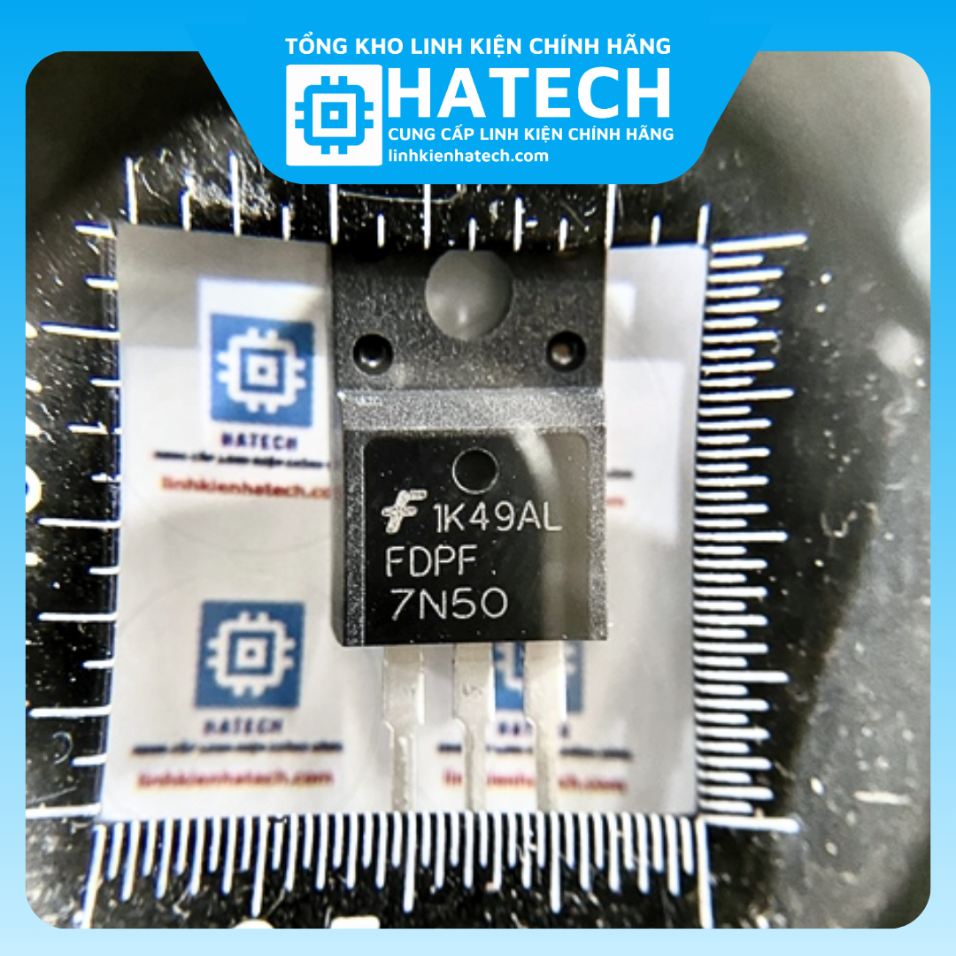 Linh kiện FDPF7N50 7N50 Mosfet Kênh-N 7A 500V TO-220 mới chính hãng
