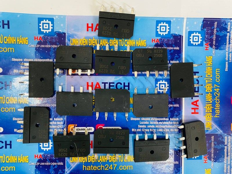 Diode cầu GBJ2508 KBJ2508 2508 25A 800V chính hãng Nhật 100%