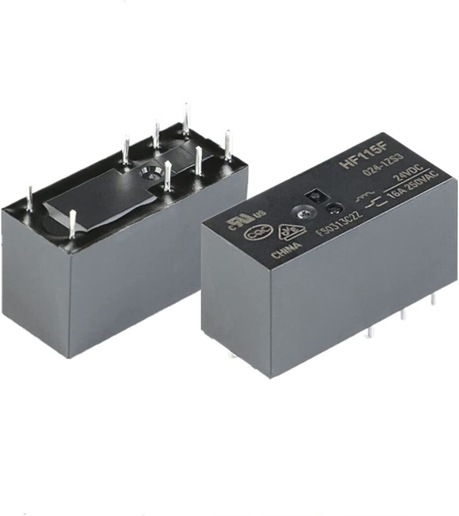 Relay tiếp điểm đơn HF115F 024-1ZS3 Rơle 24V 16A 250V 8 chân