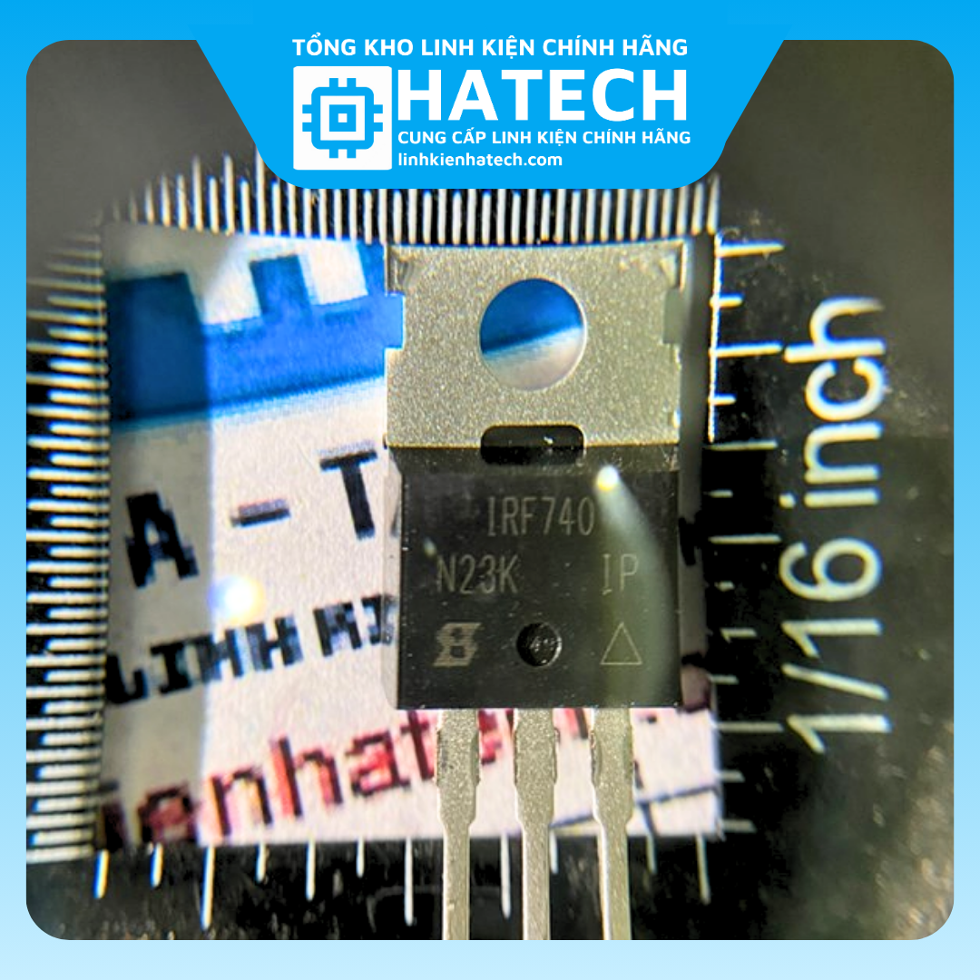Linh kiện Mosfet IRF740 TO-220 400V 10A mới chính hãng