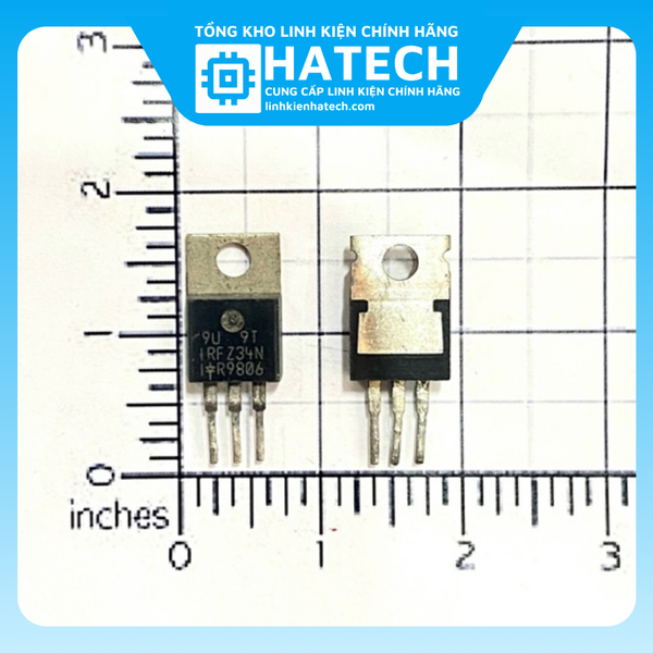 Linh kiện mosfet IRFZ34 IRFZ34N TO-220A tháo máy