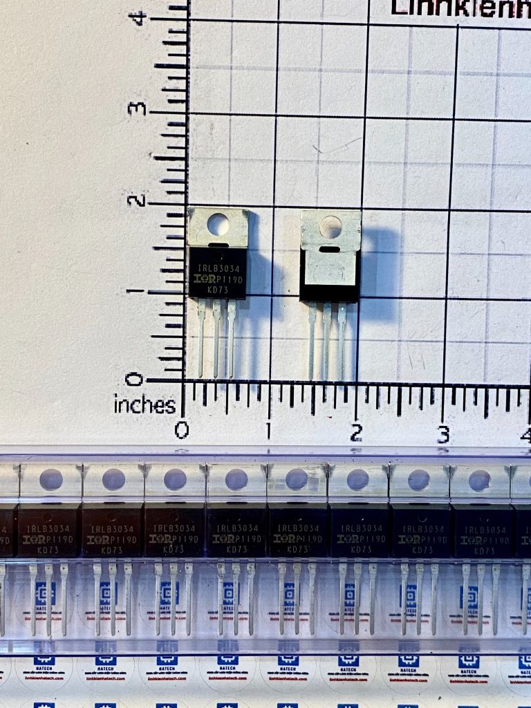 Linh kiện IRLB3034 mosfet 343A 40V hàng tháo máy đã test