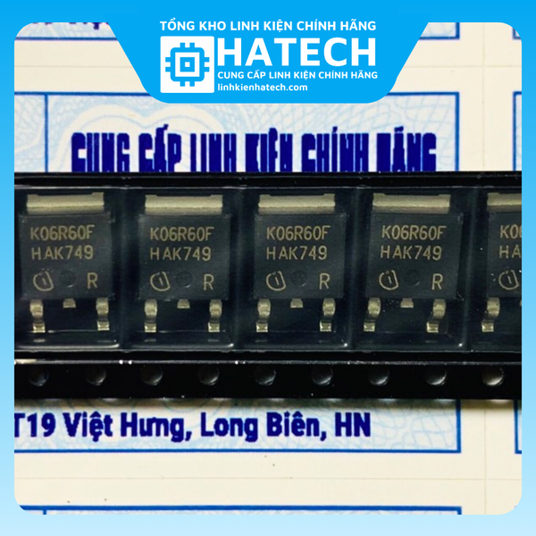 IGBT N-CHANNEL IKD06N60RF K06R60F 06R60 600V 6A TO-252-3 Mới