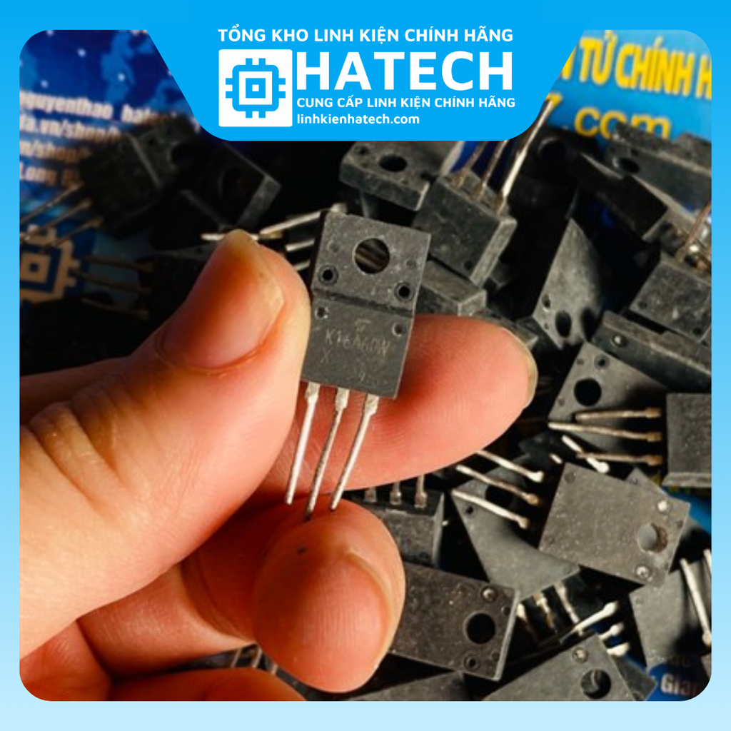 MOSFET N-CHANNEL K16A60W 16A60 K16A60 16A 600V Tháo Máy
