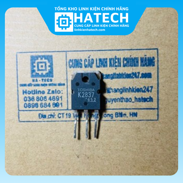 Linh Kiện K2837 MOSFET 20A/500V ( Tháo Máy)