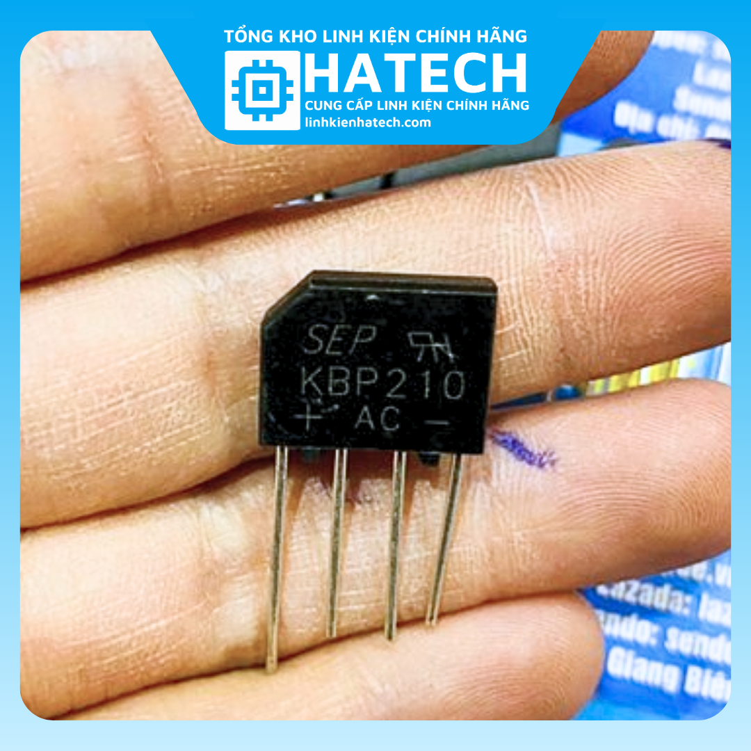 Diode KBP210 Diode cầu 2A 1000V DIP-4 chính hãng SEP