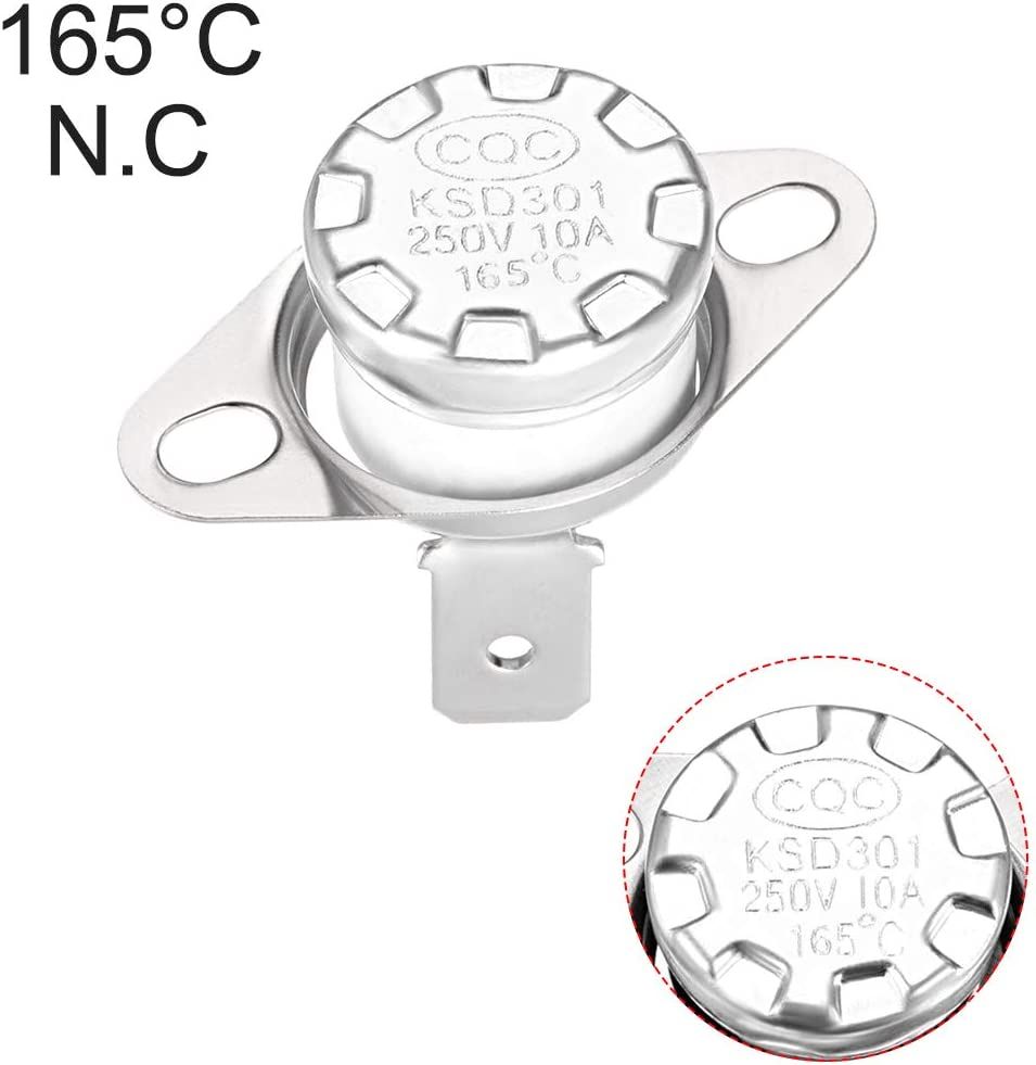 Linh kiện Relay nhiệt KSD301 165 độ 10A 250V thường đóng