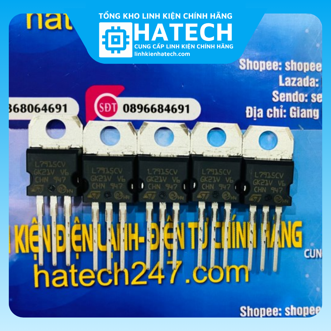 Linh Kiện IC Ổn Áp Nguồn 15V L7915 1.5A TO-220