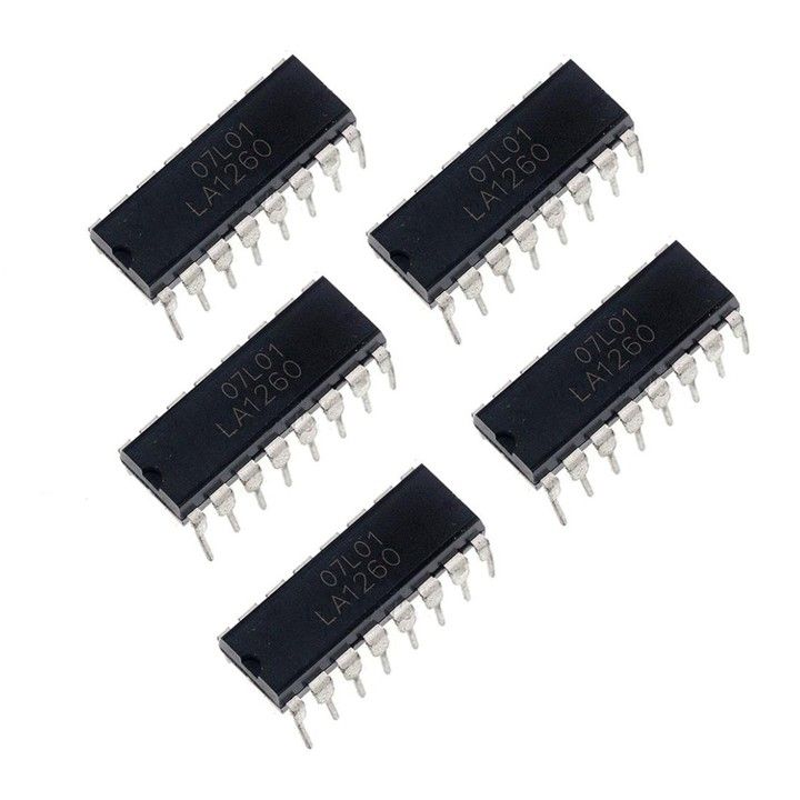 [ Combo 4 chiếc ] IC Audio FM/AM LA1260 1260 DIP-16 chính hãng Sanyo