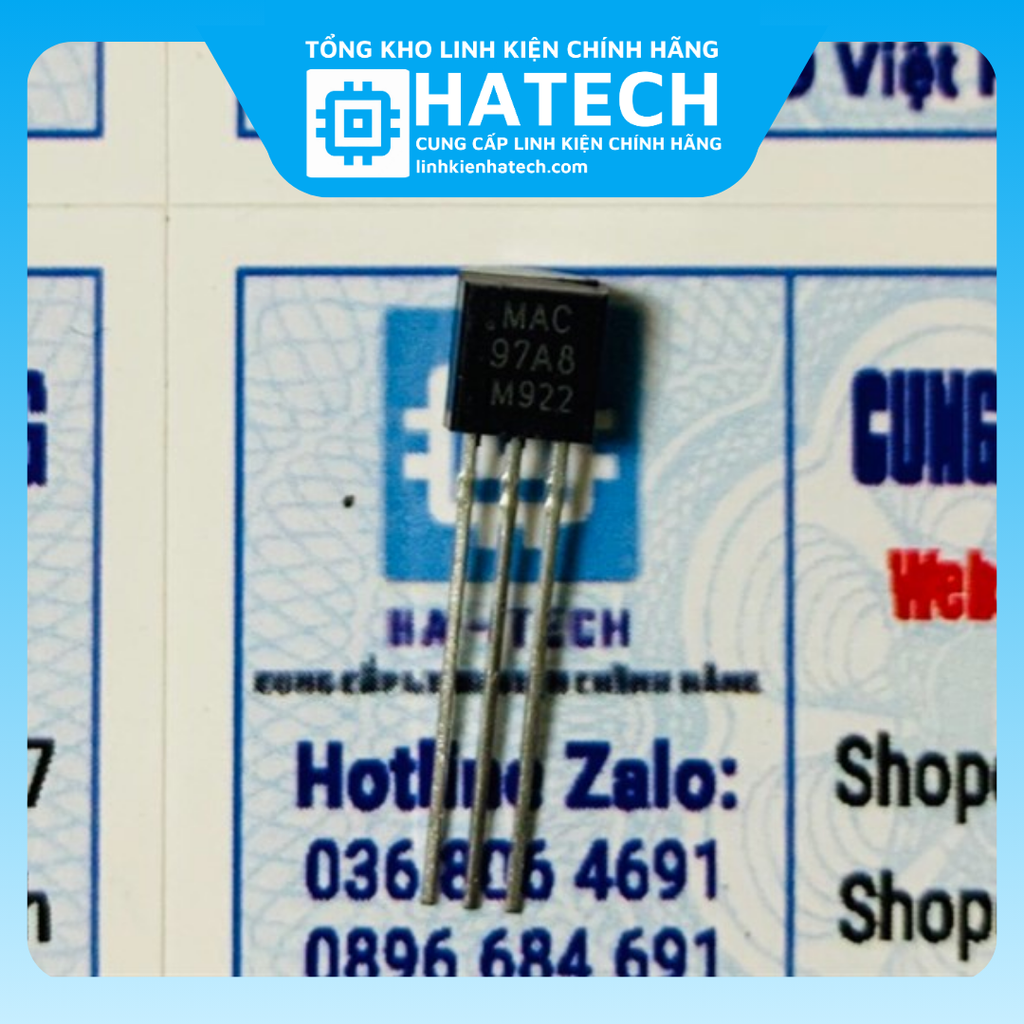 Triac cấp nước xả MAC97A8 97A8 (MAC97A6) dòng 1A