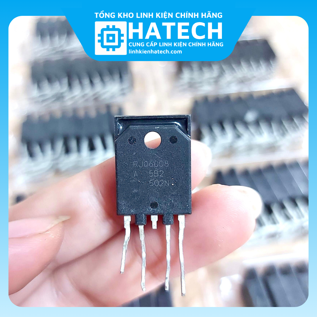 IGBT N-CHANNEL RJQ6008 6008 10A 600V TO-3P Tháo Máy