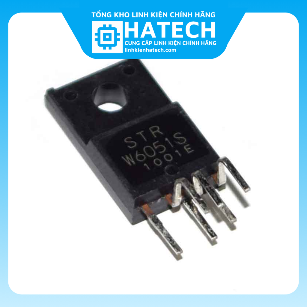 IC Nguồn STRW6051 W6051 W6051S 6051 650V TO-220 Mới Chính Hãng 100%