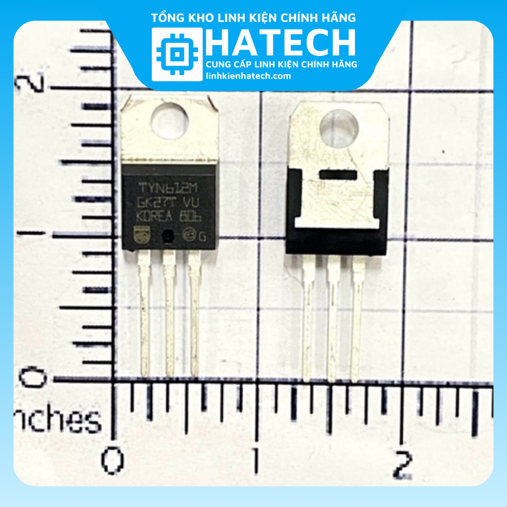 Linh Kiện TYN612, TYN612SCR, TYN612MRG Thyristor 12A/600V TO-220-3
