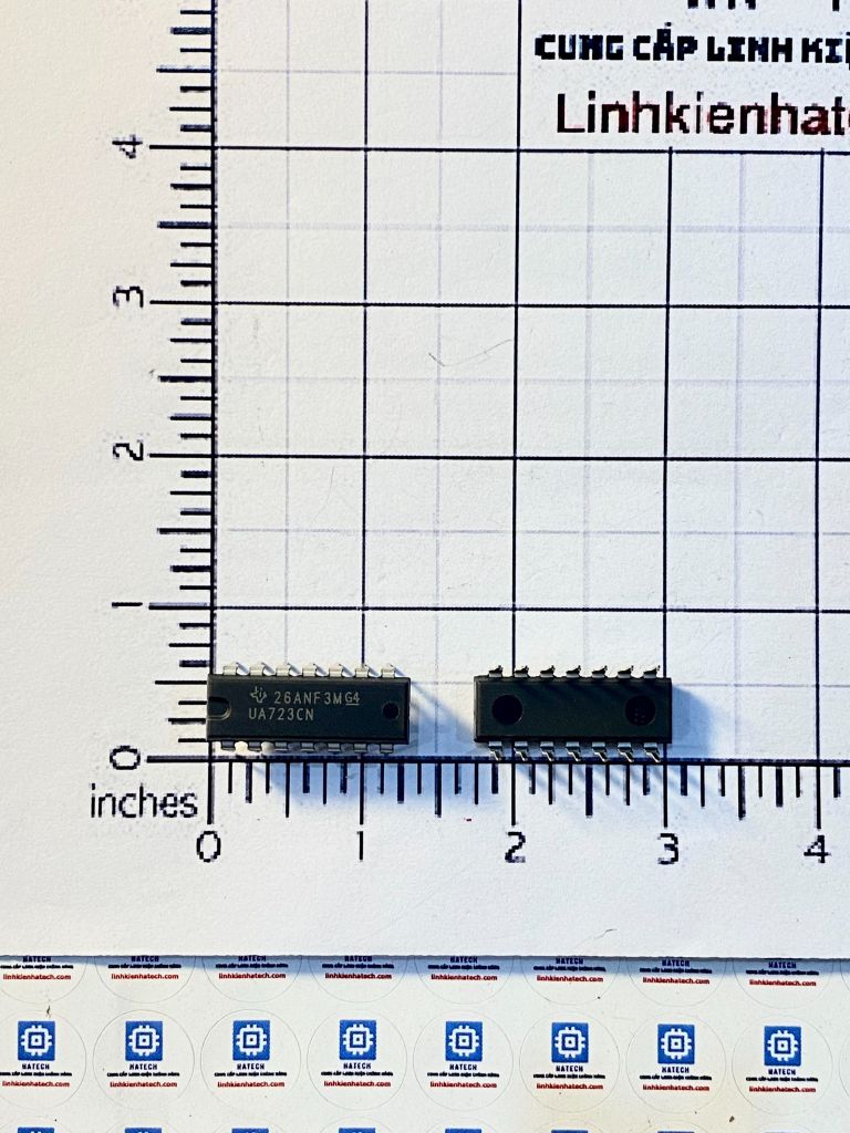 IC nguồn UA723CN UA723 DIP-14 chính hãng TI ( tương đương LM723CN )
