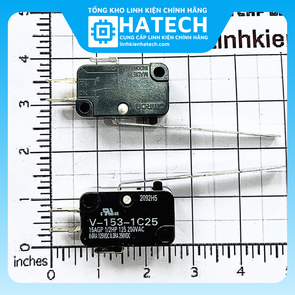 Công Tắc Hành Trình Omron V-153-1C25 V153 15A 250V V153