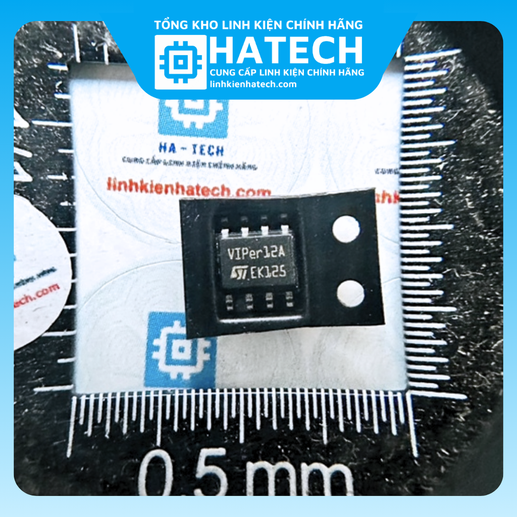 Linh kiện nguồn VIPER12A sop-8 dán mới chính hãng
