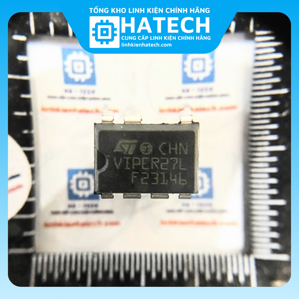Linh Kiện IC Nguồn Chính Hãng VIPER27L VIPER17 DIP-7 Mới