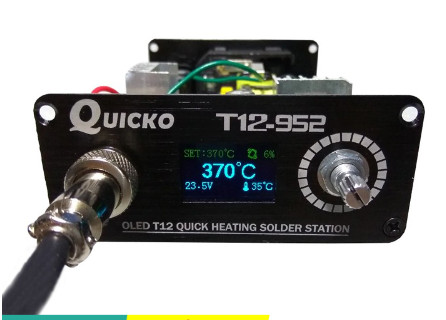 Trạm hàn T12 QUICKO T12-952 108W màn hình OLED chính hãng