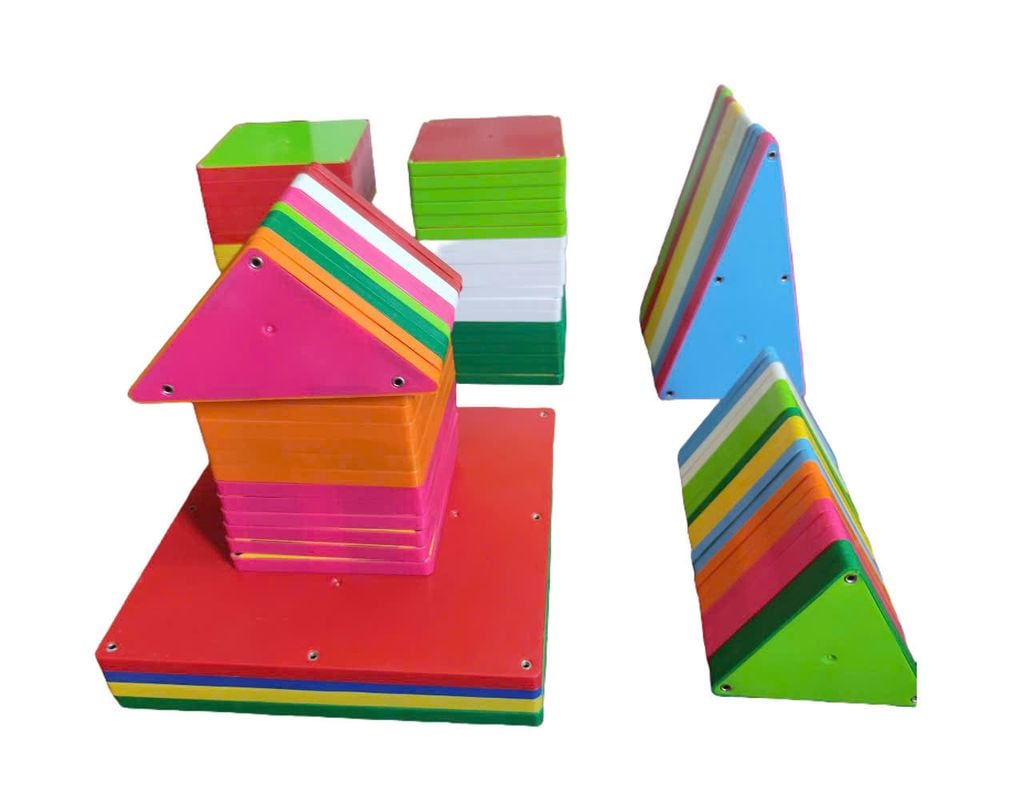 Bộ xếp hình nam châm PEOPLE Nhật Bản - Bộ cơ bản 100 chi tiết PGS100