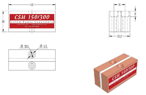 CSM 150/300 Conduction-cooled capacitor – CÔNG TY TNHH FLASHBOY SOLUTION