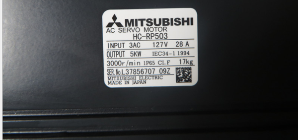 Mitsubishi HC-RP503 Servo Moter – CÔNG TY TNHH FLASHBOY SOLUTION