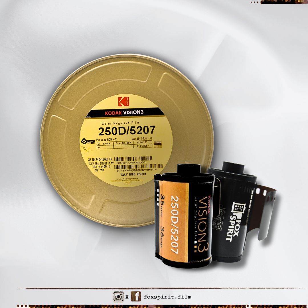 Kodak Vision 3 - Film Cine - Iso 250D - 36 exp - Film 35mm – Fox Spirit ...