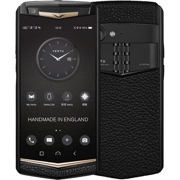 Vertu Aster P Gothic Yellow Gold Pure Black Calf Chính hãng – Vertu Việt Nam