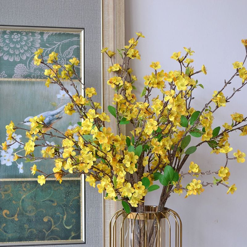 Cành hoa mai vàng Filica - Hoa mai giả cao cấp | Aurora Home