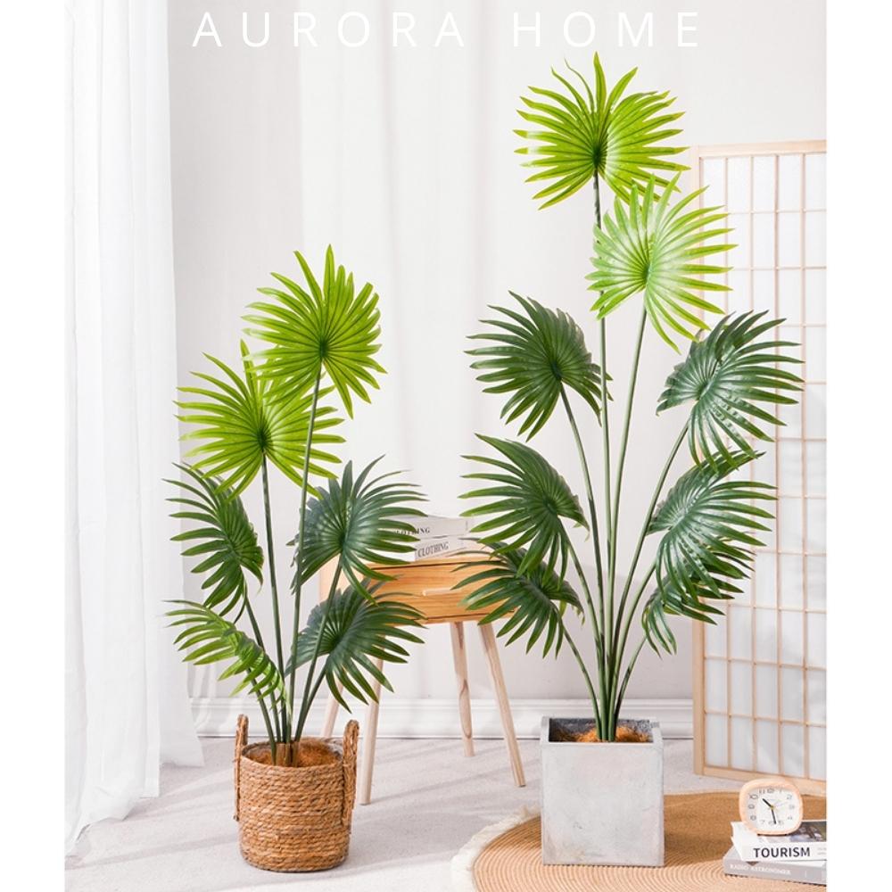 Cây cọ giả tán xoè đẹp - Cậy cọ trang trí phòng khách đẹp như thật