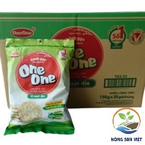 Bánh gạo ngọt One One 1 thùng – Nông sản Việt