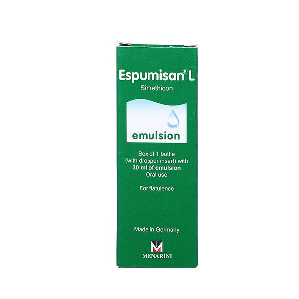 Espumisan L 40mg/ml - Nhũ dịch uống điều trị đầy hơi (Hộp 1 lọ 30ml có ...