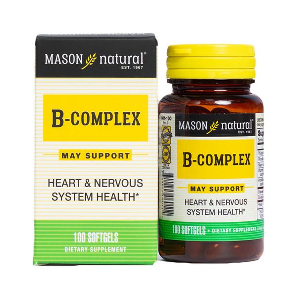 Mason B-Complex - Vitamin tổng hợp nhóm B cao cấp giúp cân bằng chế độ ...